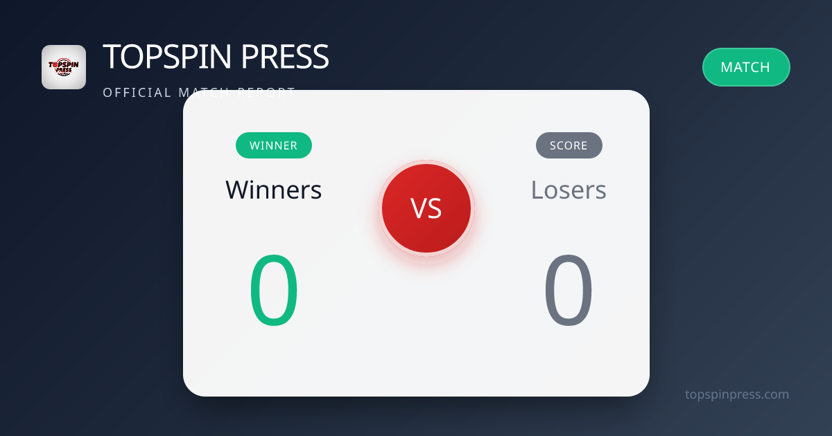The Scoreboard Spoke Clearly: Ryan & Henry Ignored It · Topspin Press